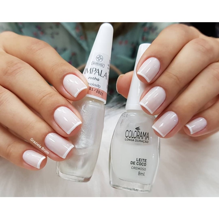 Esmaltes Impala e Colorama - Sonho + Leite de Coco | Shopee Brasil