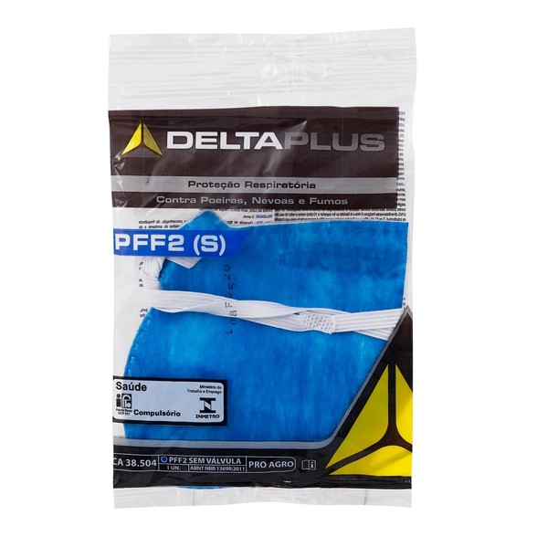 Máscara Descartável PFF2(S) sem válvula para Proteção Respiratória ...