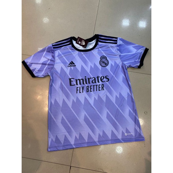 Camisa Real Madrid Roxa Malha Premium Alta qualidade | Shopee Brasil
