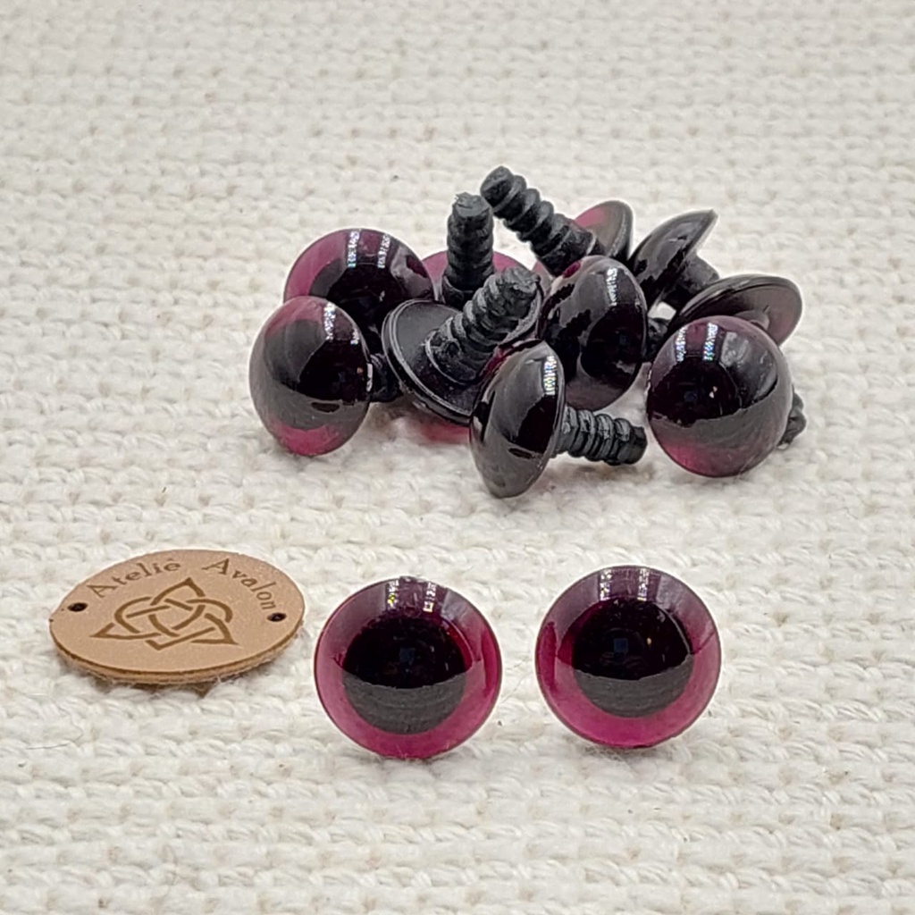Olho Cor Violeta com Trava 10 Pares | Shopee Brasil