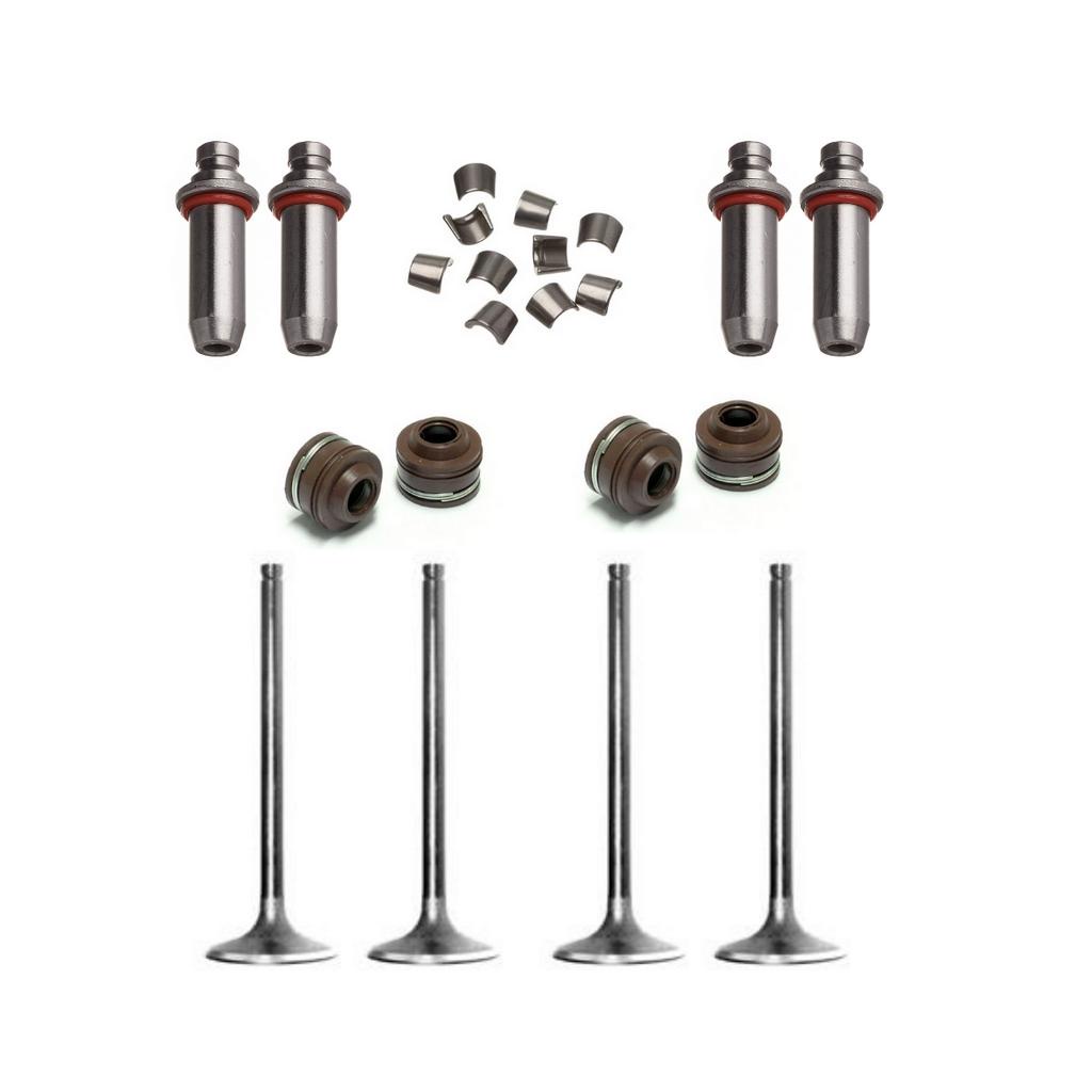 Kit Válvulas Adm e Esp Cb 300 Xre 300 Guias Castanhas Retent | Shopee ...