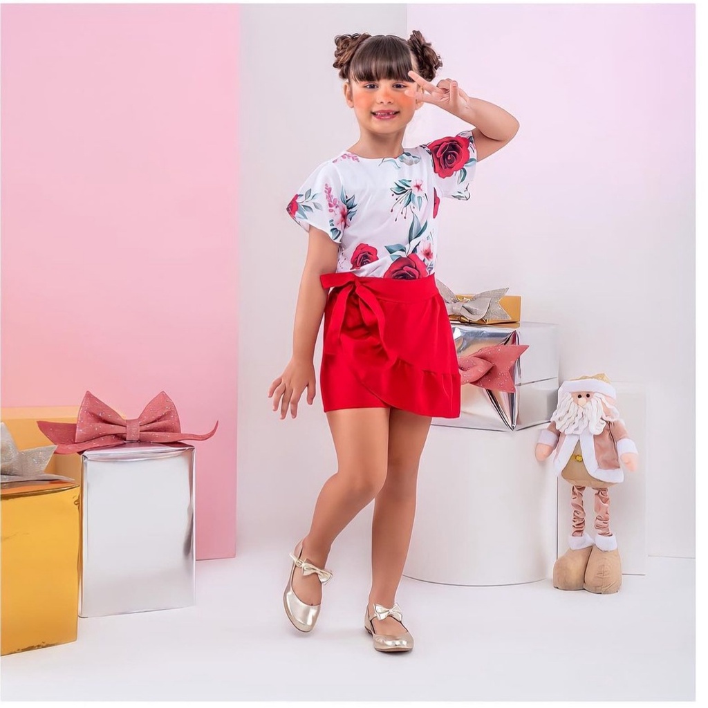 conjunto infantil menina roupa menina | Shopee Brasil