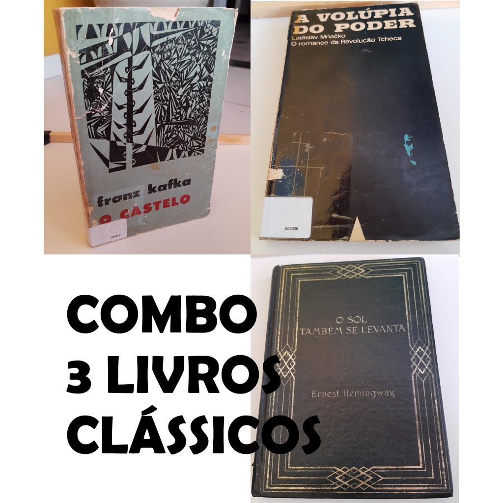 PROMOÇÃO 3 LIVROS: O Castelo, Franz Kafka / A Volúpia do Poder ...