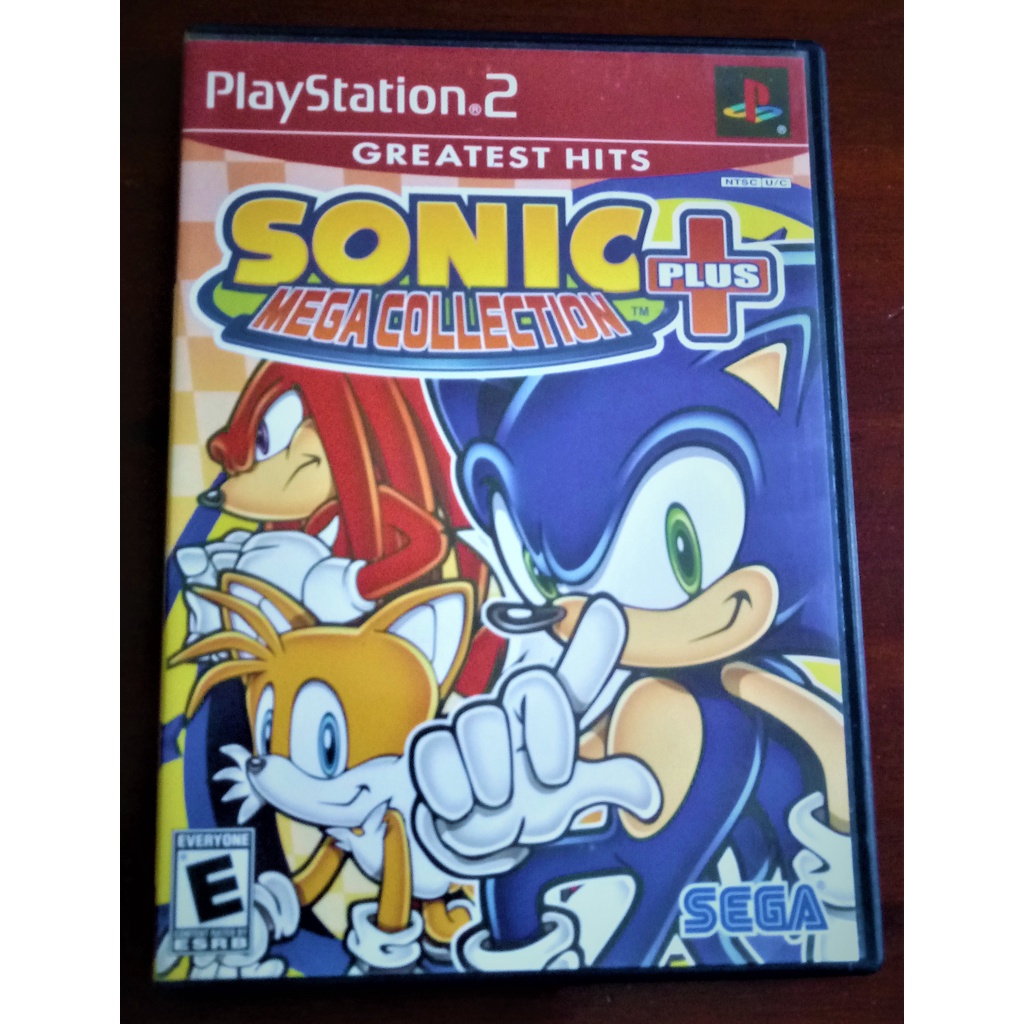 Jogo PS2 Sonic Mega Collection Plus Original Sega | Shopee Brasil