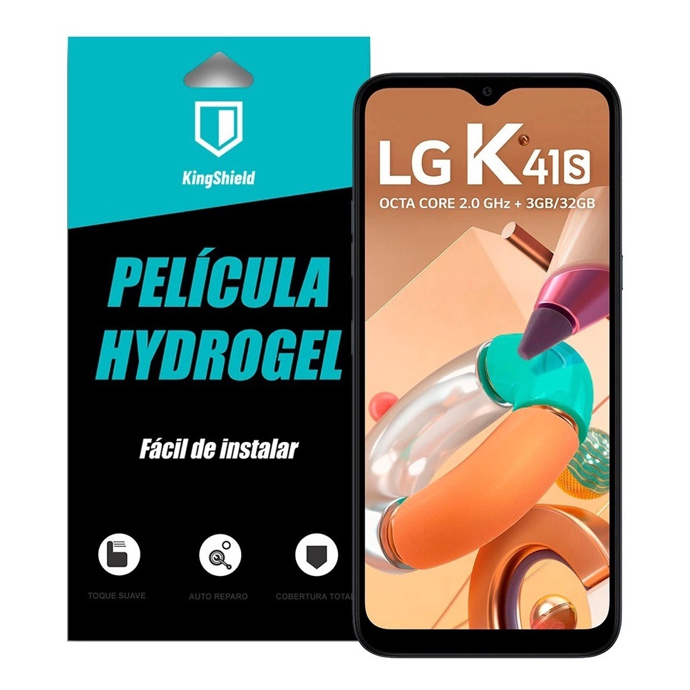 Película LG K41s Kingshield Hydrogel Tela Toda (2x Unid) | Shopee Brasil