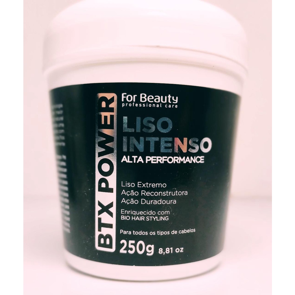 Btx Power Liso Intenso Bio Hair Styling For Beauty 250gr | Shopee Brasil
