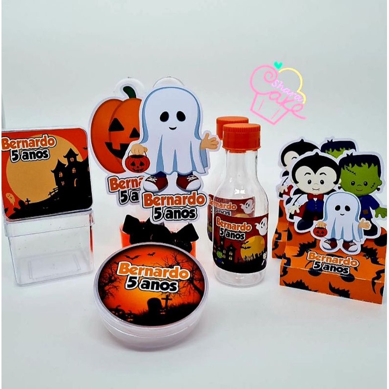 Kit Festa Halloween - 50 Peças | Shopee Brasil