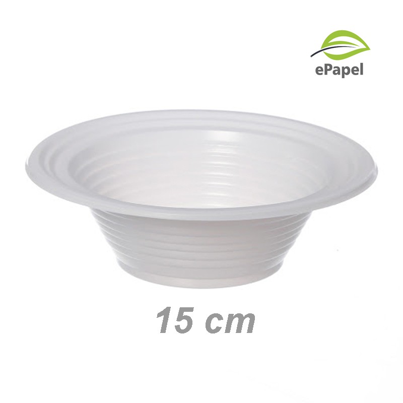 100 Prato Fundo Cumbuca 15cm Pratinho Plástico Descartável | Shopee Brasil