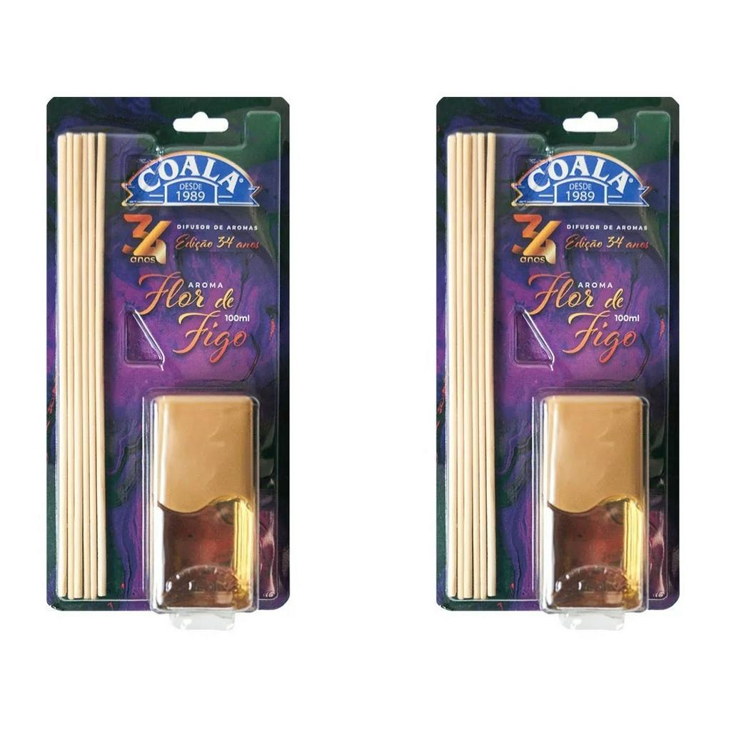 Kit 2 Coala Difusor de Aromas e Ambientes Flor de Figo 100ML - Com ...