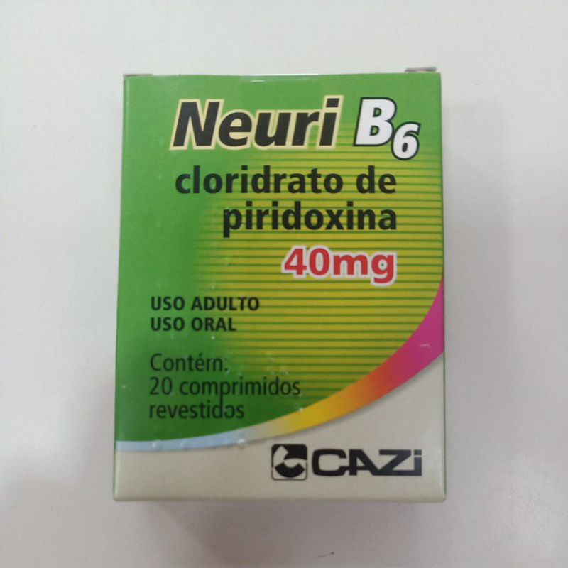 Neuri B6 40mg 20 Comprimidos Revestidos | Shopee Brasil