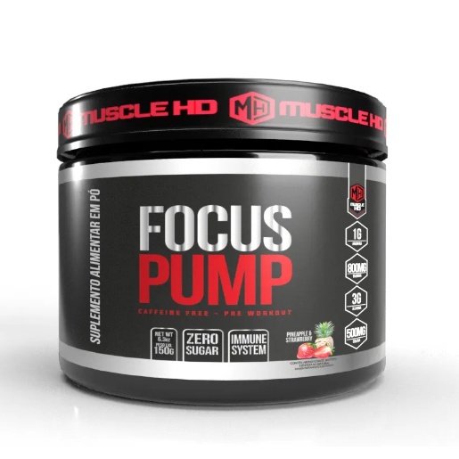 Pré treino Focus Pump 150g - Muscle HD | Shopee Brasil