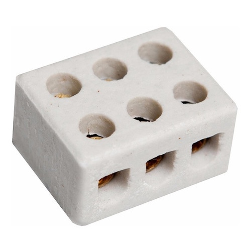 Conector Em Porcelana/sindal Bifásico 16mm 8766 - Brasfort | Shopee Brasil