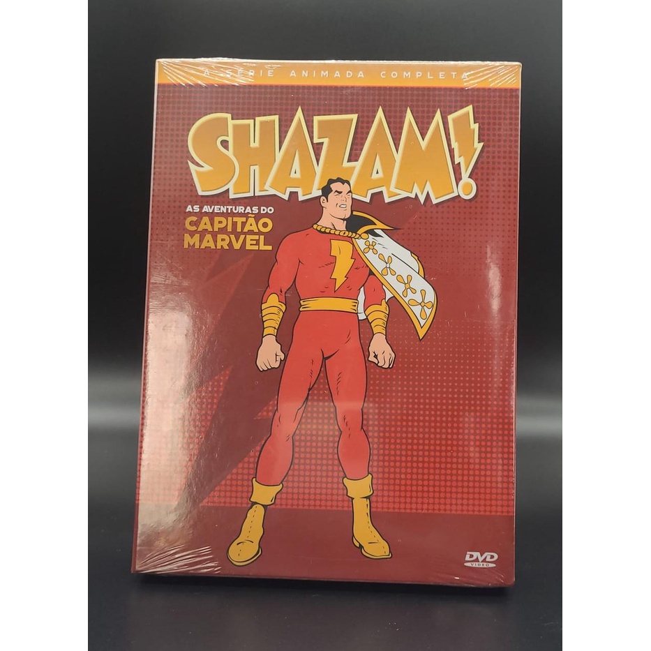 DVD Shazam dvd série animada completa LACRADO RARO | Shopee Brasil