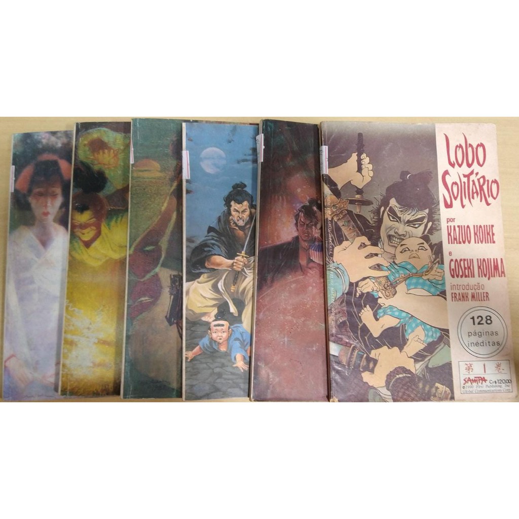 HQ Lobo Solitário - Volumes 1, 2, 3, 6, 7 e 8 / Kazuo Koike | Shopee Brasil