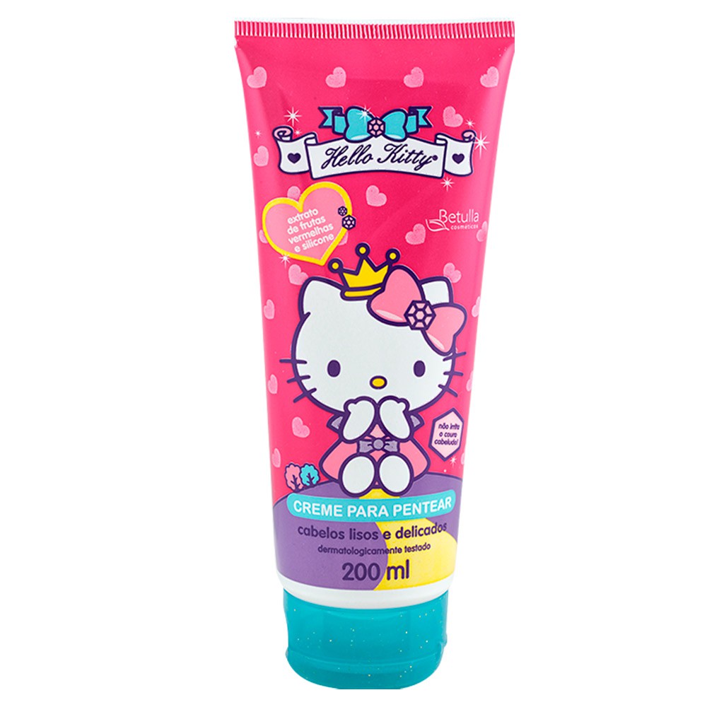 Creme De Pentear Hello Kitty Lisos 200ml | Shopee Brasil