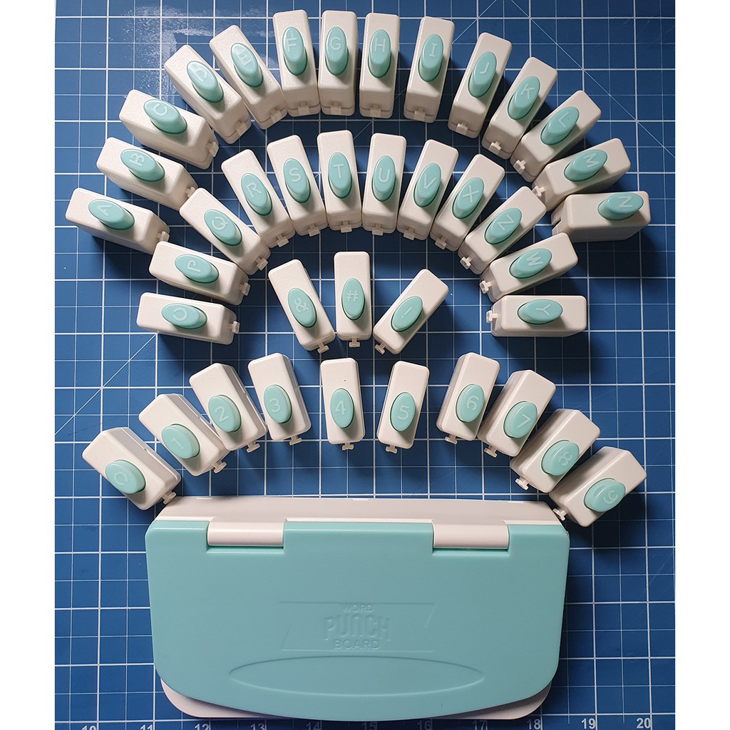 Word Punch We R Memory Keepers (Letras e Números) | Shopee Brasil