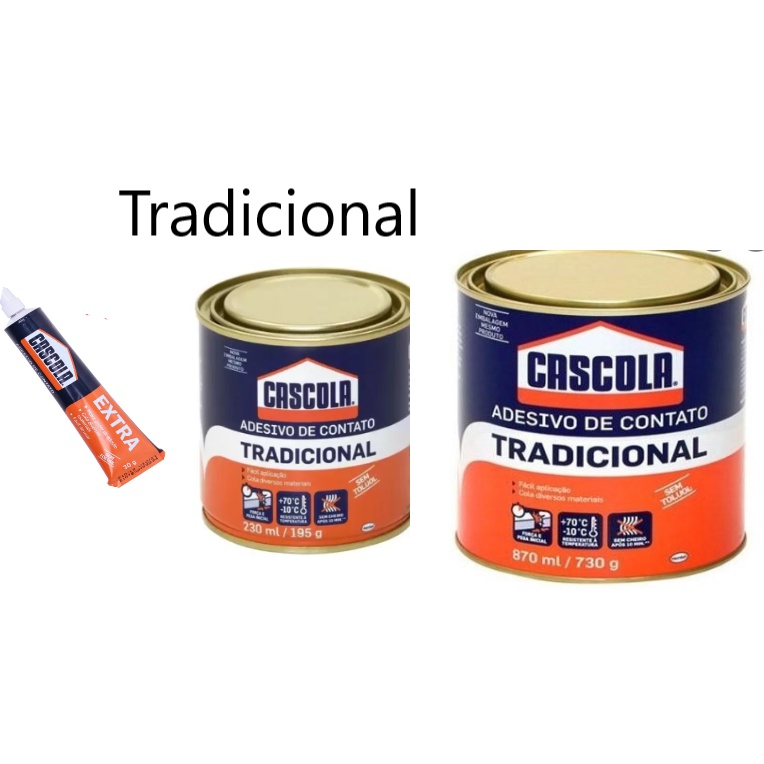 Cola de Contato Sapateiro uso Tradicional Cascola | Shopee Brasil