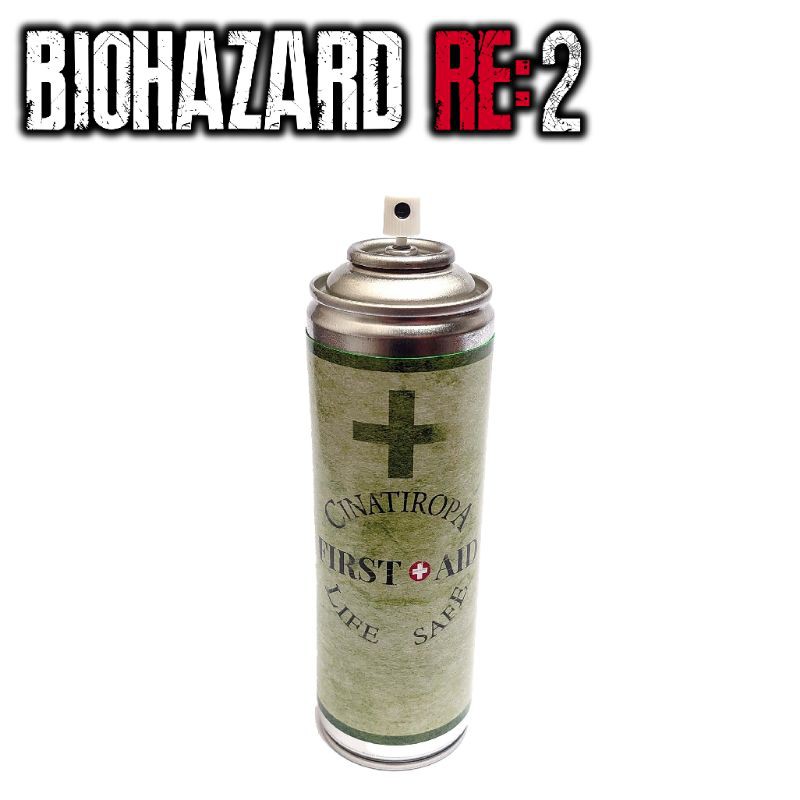 Resident Evil First Aid Spray Biohazard RE2 Remake | Shopee Brasil