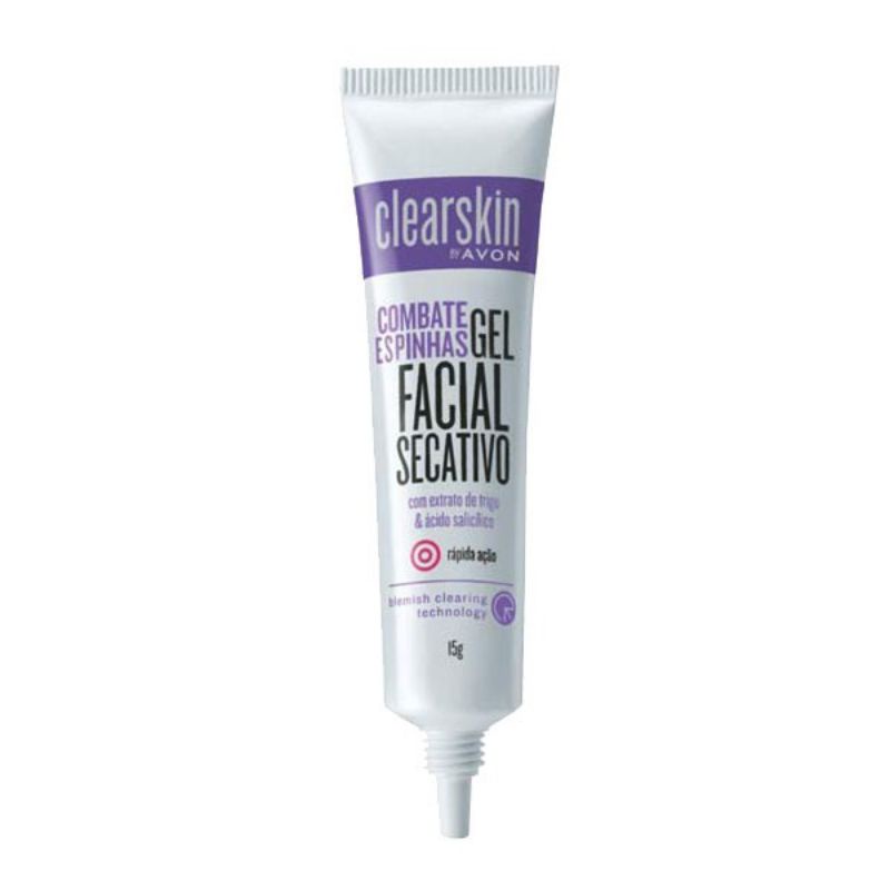AVON CLEARSKIN GEL FACIAL SECATIVO PARA ESPINHAS 15G | Shopee Brasil