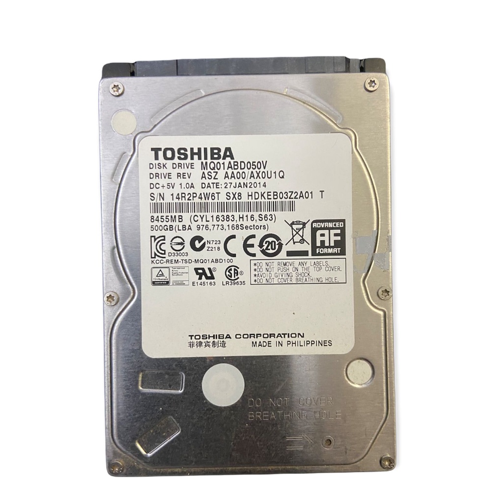 HD Notebook 500gb - Toshiba (Mq01abd-v) | Shopee Brasil