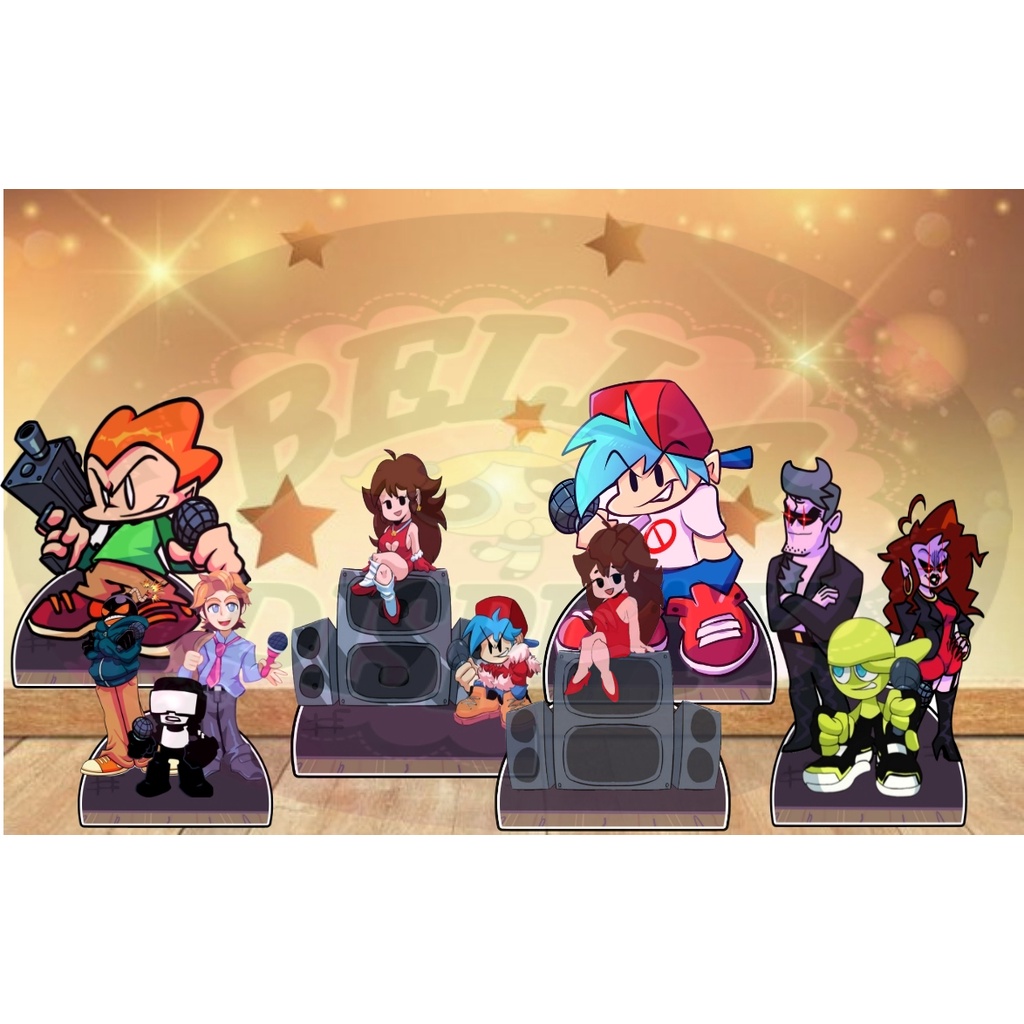 FNF kit display de festa 6 peças 20cm | Shopee Brasil