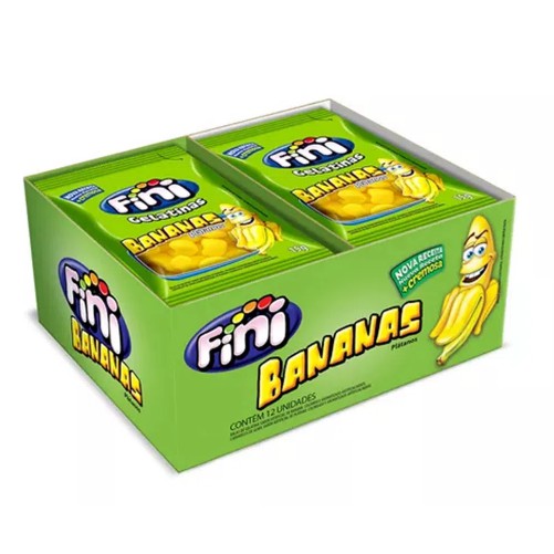 Box Mini Fini Bananas Com 12 Unidades De 15g | Shopee Brasil