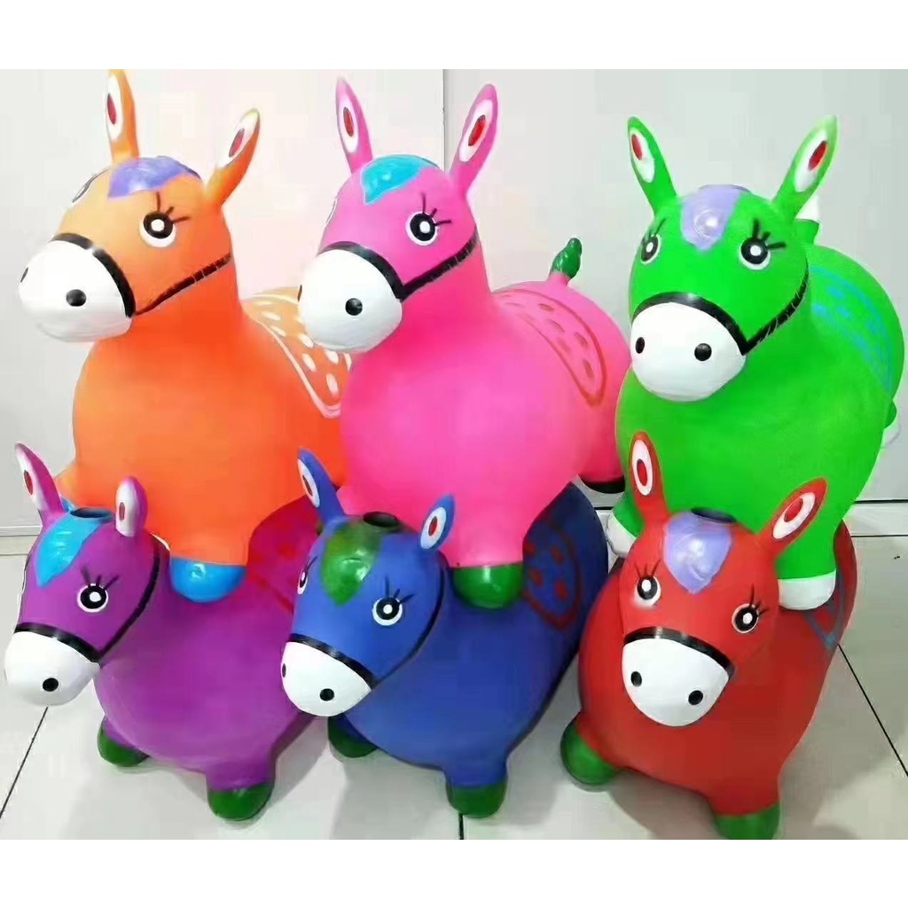 Cavalinho Upa Upa Pula Pula Inflável Musical Brinquedo Infantil ...