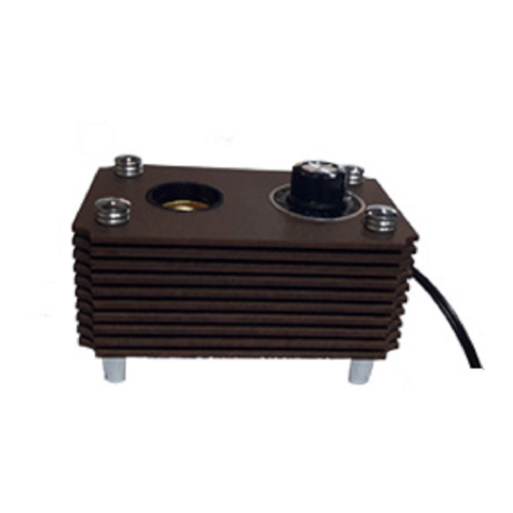 Abajur Box Dimerizavel - Skyshow Industrial Retrô Madeira Vintage ...