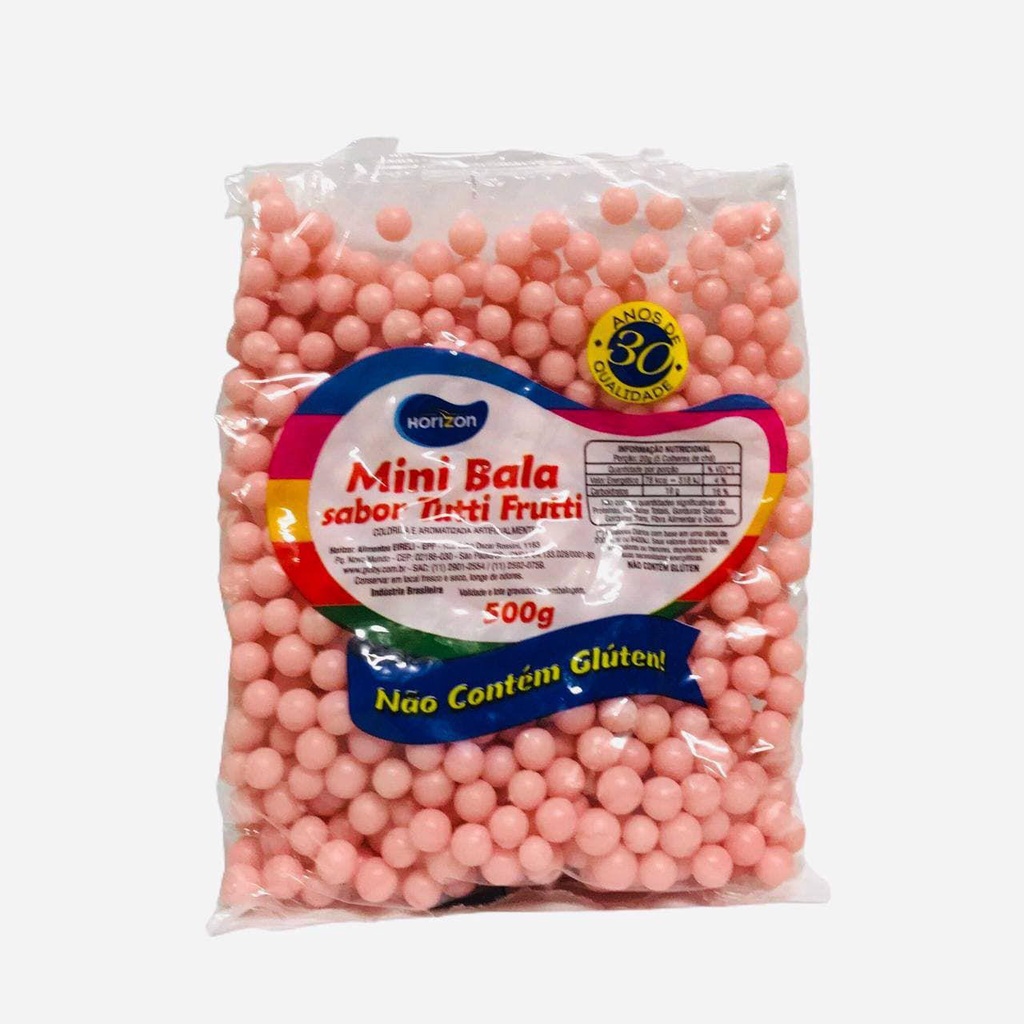 Mini Bala Colorida Horizon 500 GR | Shopee Brasil