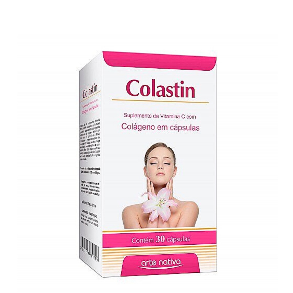 Colastin Colageno Vitamina C 300MG 30 caps | Shopee Brasil