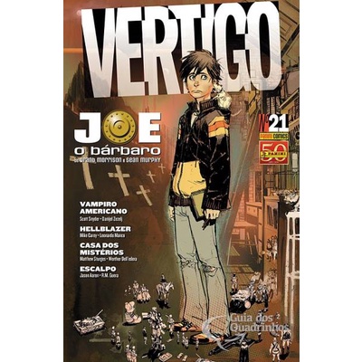 Vertigo n° 21 - Joe O Bárbaro (capa c/ avaria) | Shopee Brasil