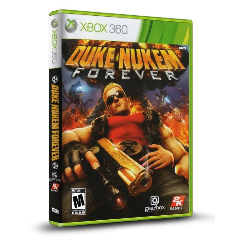DUKE NUKEM FOREVER Semi-novo - Original - Xbox 360 - PAL - Europeu ...
