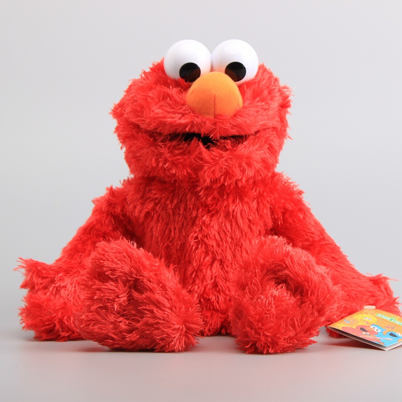 Sesame Street Elmo Cookie Plush Toys Puppet Elmo Cartoon Soft Plush ...