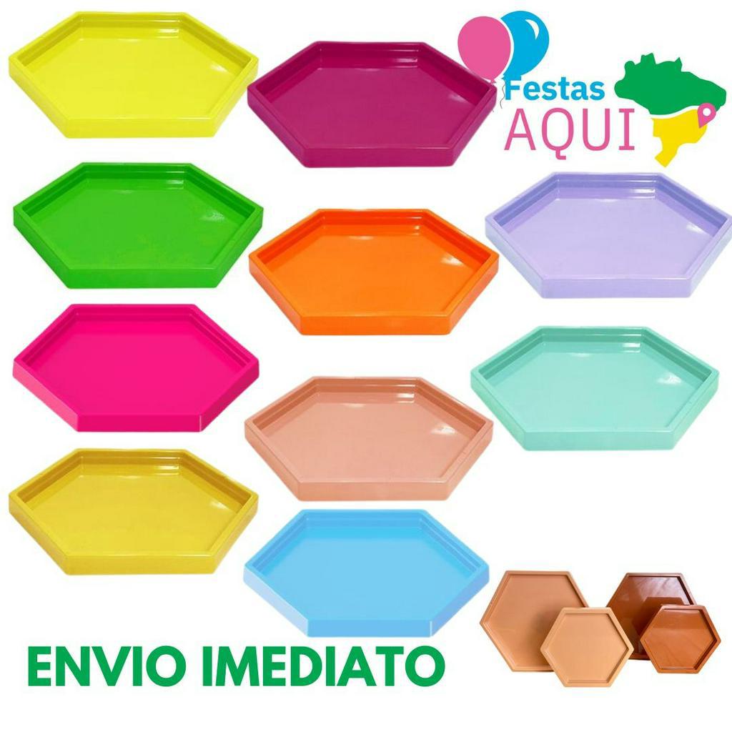 Mini Bandeja Sextavada 17 cm | Shopee Brasil
