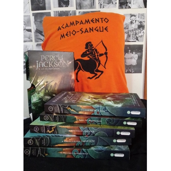Box Percy Jackson E Os Olimpianos Shopee Brasil