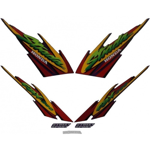 Kit Adesivos Honda Cbx 200 Strada 2000 Roxa | Shopee Brasil