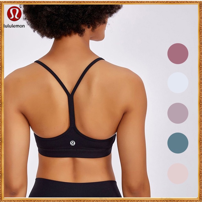 lululemon 10 Soutien Feminino Colorido Yoga Top Lingerie Sports Bras Com Pads 19017 | Shopee Brasil