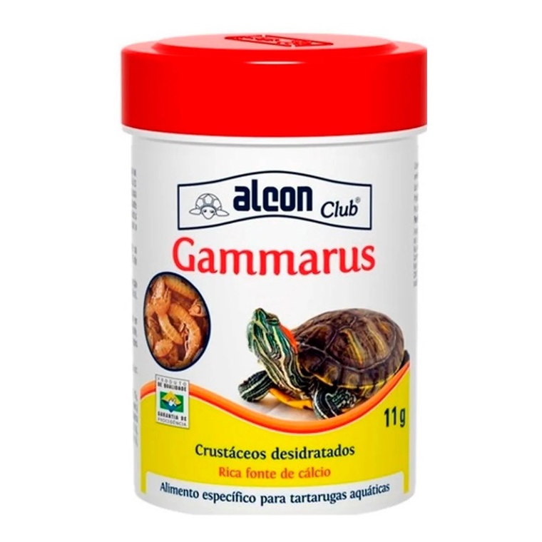Alcon Club Gammarus 11gr. Ração P/ Tartarugas Aquáticas - Faz a Boa!