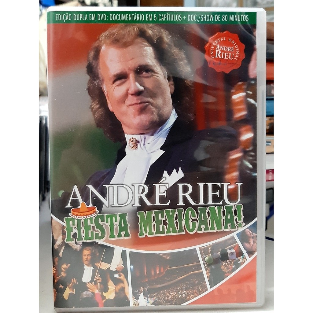Dvd Original Andre Rieu Fiesta Mexicana | Shopee Brasil