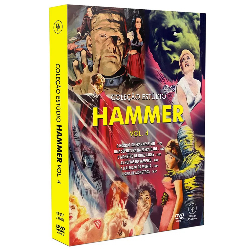 Dvd: Coleção Estúdio Hammer Vol. 4 - Com 3 Discos - Original e Lacrado ...