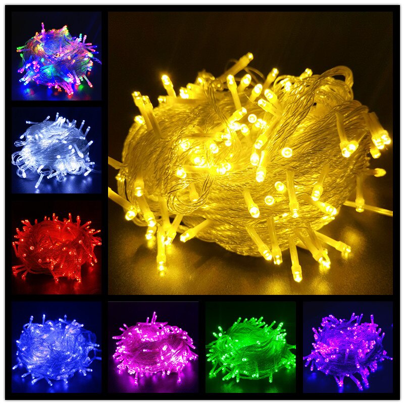 Pisca Pisca De 100 LEDs Fio 10 Metros Luz Forte Com Função Natal ...