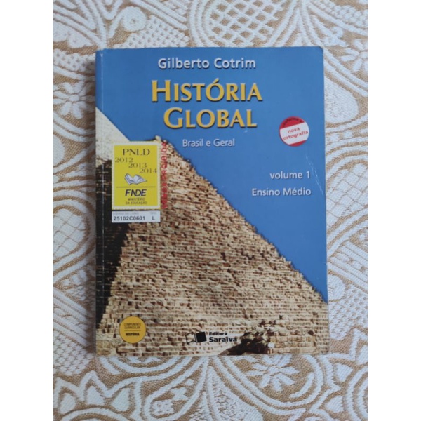livro história global- Brasil e Geral -Gilberto Cotrim | Shopee Brasil