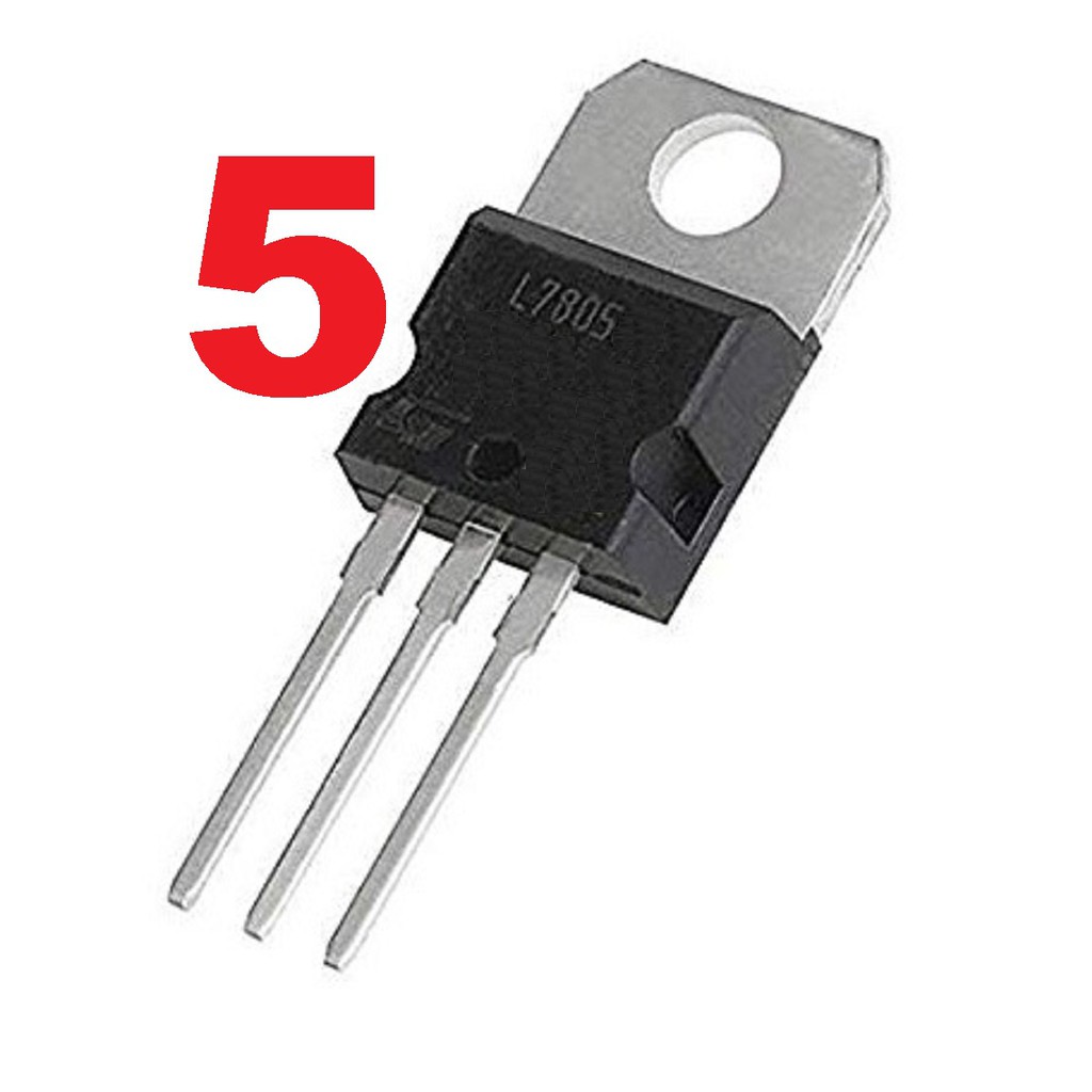 5 ( CINCO ) TRANSISTOR 7805 L7805CV Regulador Tensao 5v TO220 | Shopee Brasil