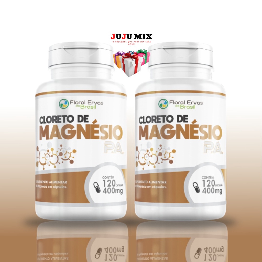 Cloreto de Magnésio PA - 400 mg - Em Cápsulas | Shopee Brasil