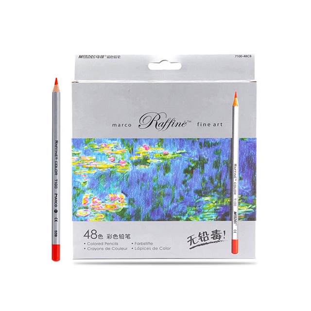 Marco Raffine Lápis De Desenho De Arte Fina 48/72 Cores 7100-72CB ...