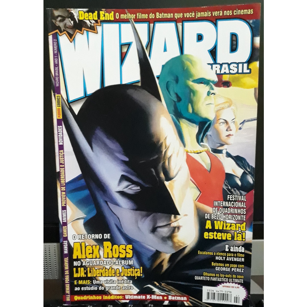 Wizard Brasil 2: O Retorno de Alex Ross (Panini) - HQ / Quadrinhos ...