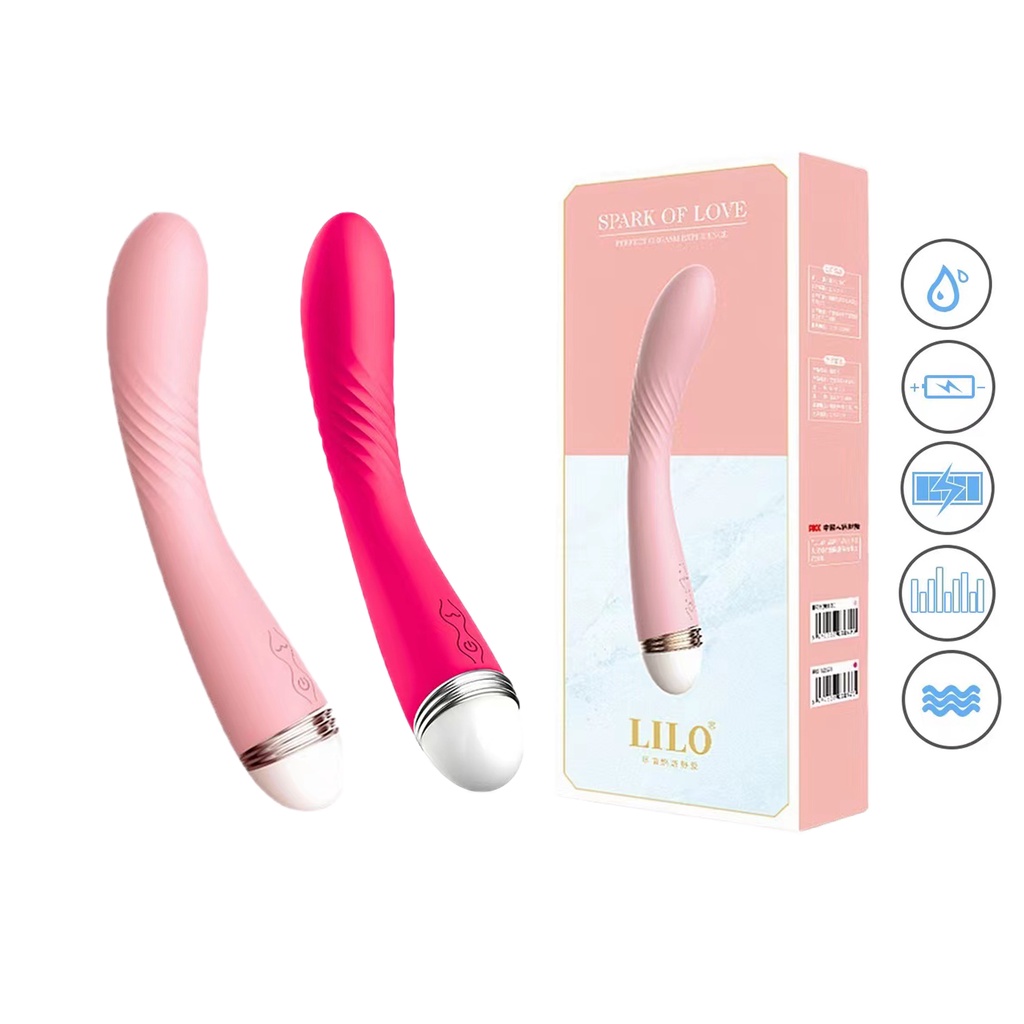Vibrador Ponto G Com Textura Estimulado LILO-09 | Shopee Brasil