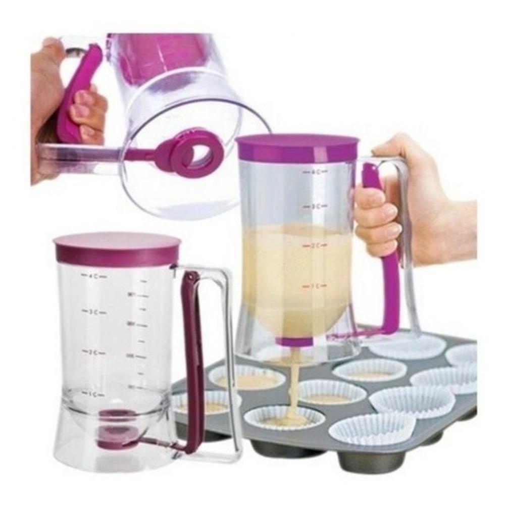 Dosador De Massa Medidor Com Dispenser Para Panqueca Bolo Cupcake ...