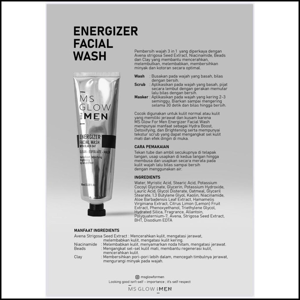 Ms Glow For Men Basic Care Facial | Shopee Brasil