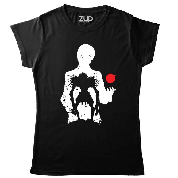 Camiseta Baby Look Death Note Camisa Feminina anime mangá Light Yagami ...